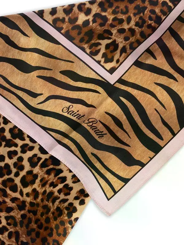 MC2 SAINT BARTH Leopard-print Scarf