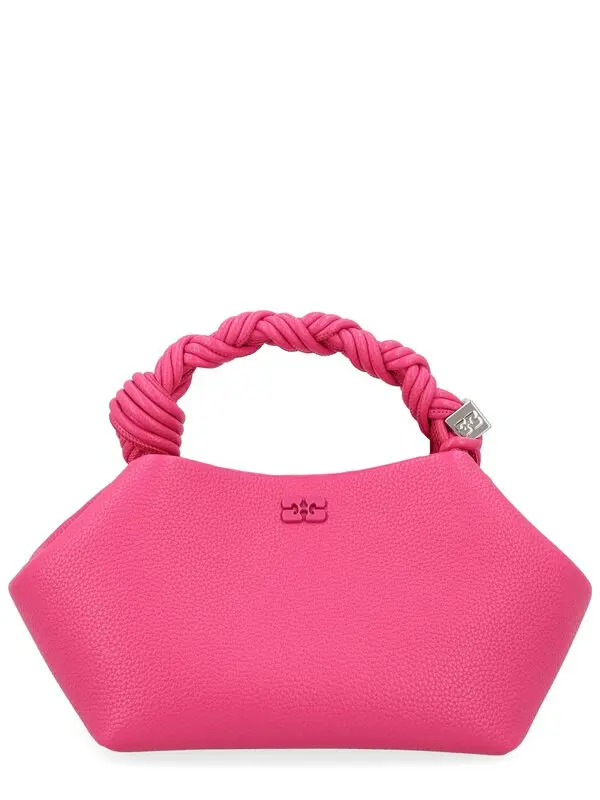 GANNI Small "bou" Handbag - Fuchsia