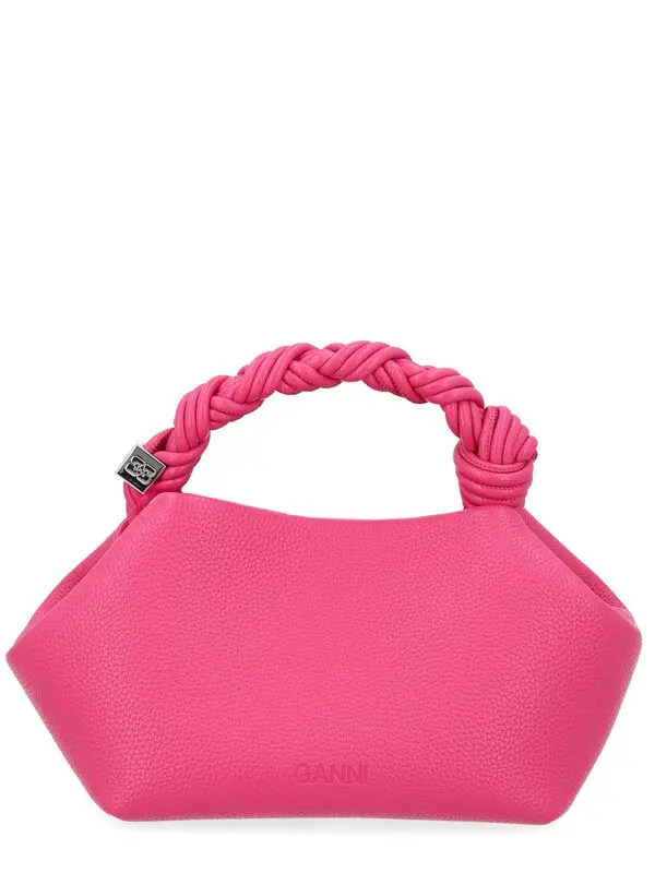 GANNI Small "bou" Handbag - Fuchsia