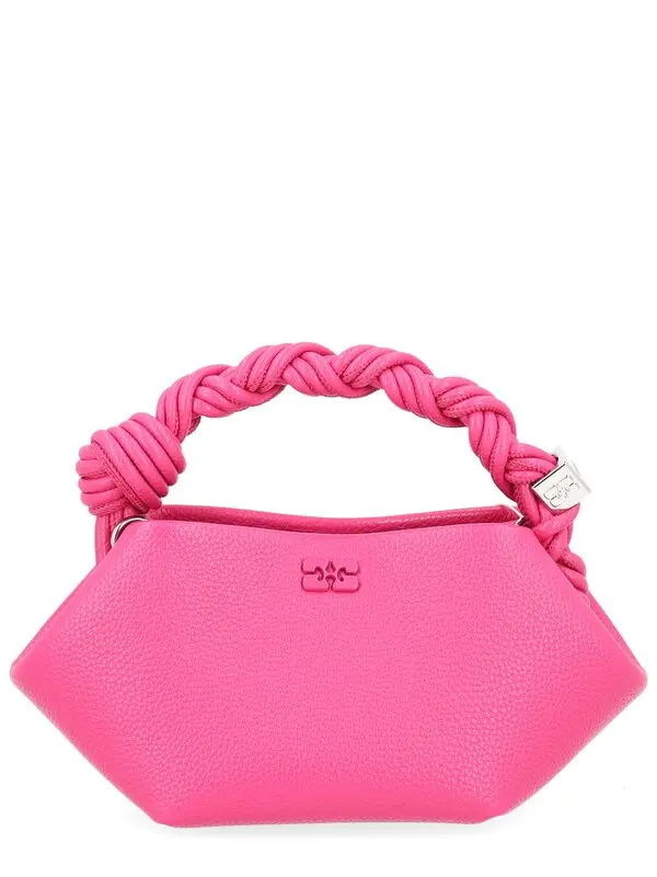 GANNI Mini Handheld Bag - Fuchsia