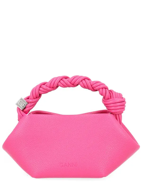 GANNI Mini Handheld Bag - Fuchsia