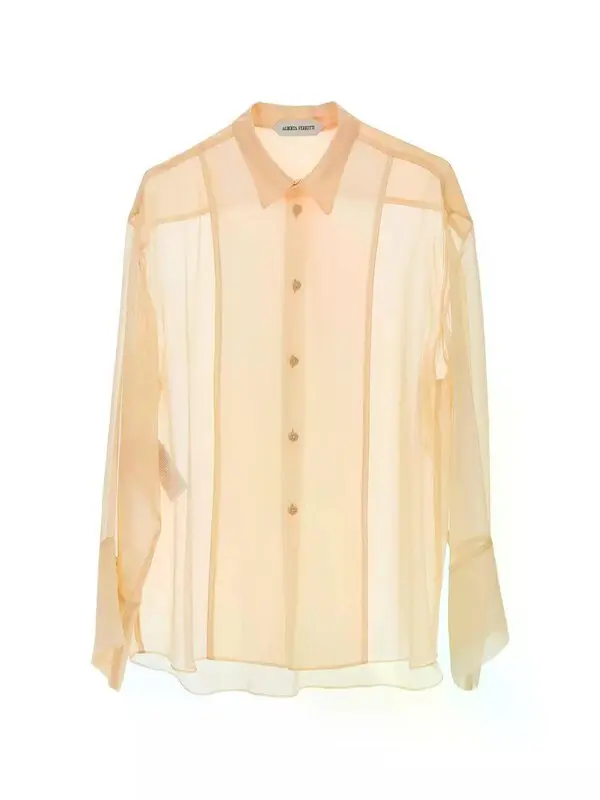 Alberta Ferretti Sheer Silk Shirt