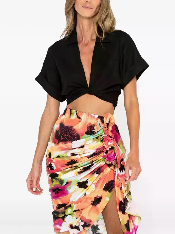 JBQ Twist-detail Cropped Top