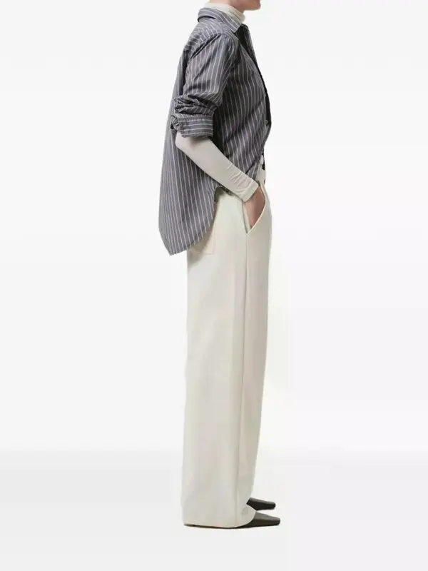 Citizens Of Humanity Brynn Elasticated-waist Wide-leg Trousers - Neutrals