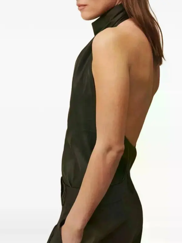 TWP High-neck Backless Top