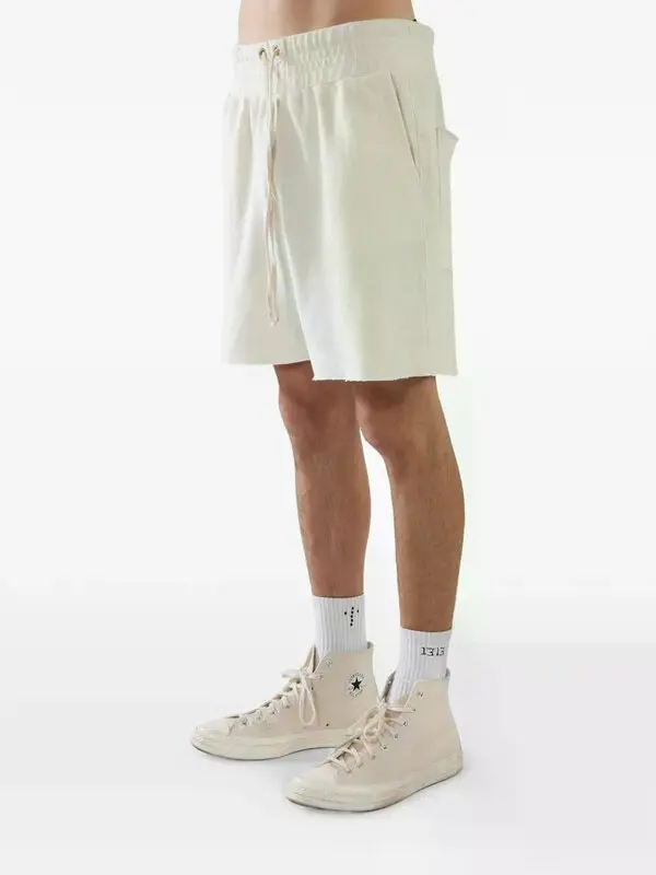 LES TIEN Raw-cut Drawstring Shorts