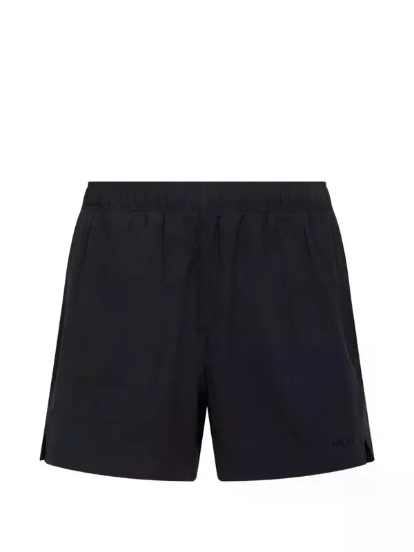 Nn07 Logo-print Swim Shorts - Black