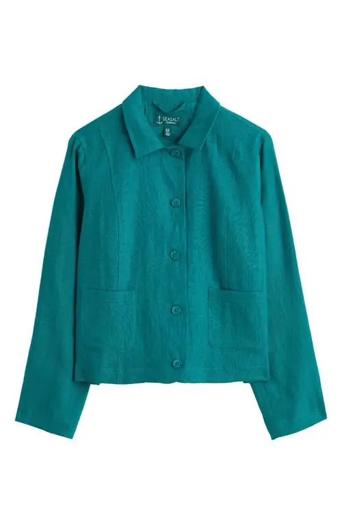 SEASALT CORNWALL Arame Linen Jacket - Deep Dive