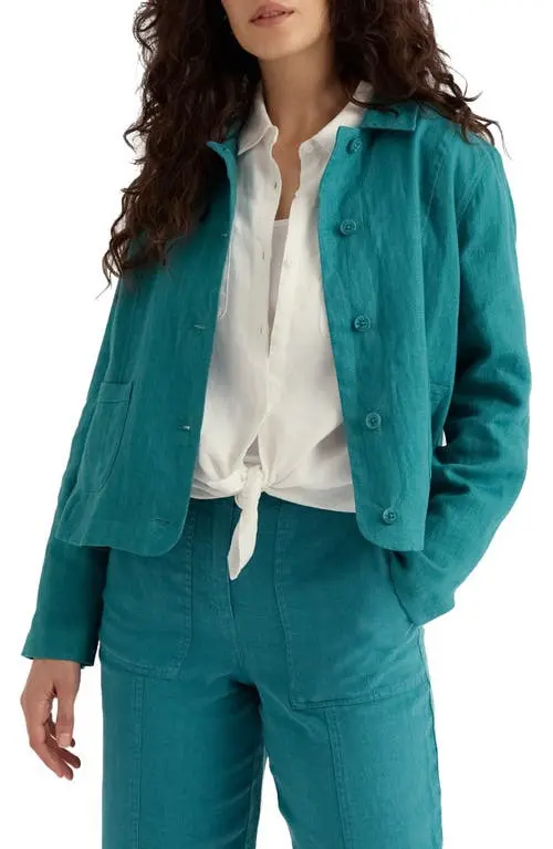 SEASALT CORNWALL Arame Linen Jacket - Deep Dive