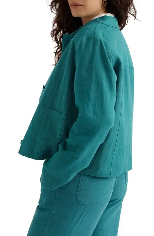 SEASALT CORNWALL Arame Linen Jacket - Deep Dive