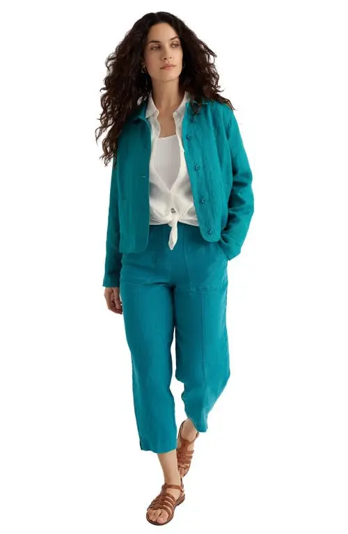 SEASALT CORNWALL Arame Linen Jacket - Deep Dive