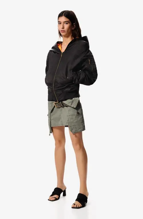 Desigual Hooded Zip-up Jacket