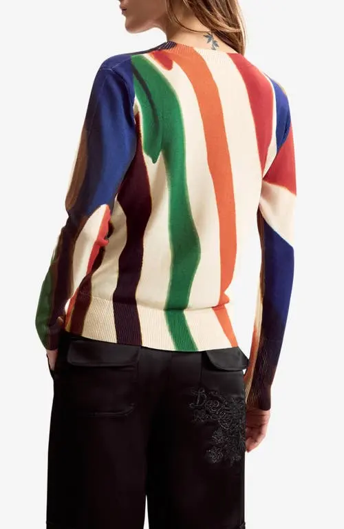 Desigual Abstract Print Sweater