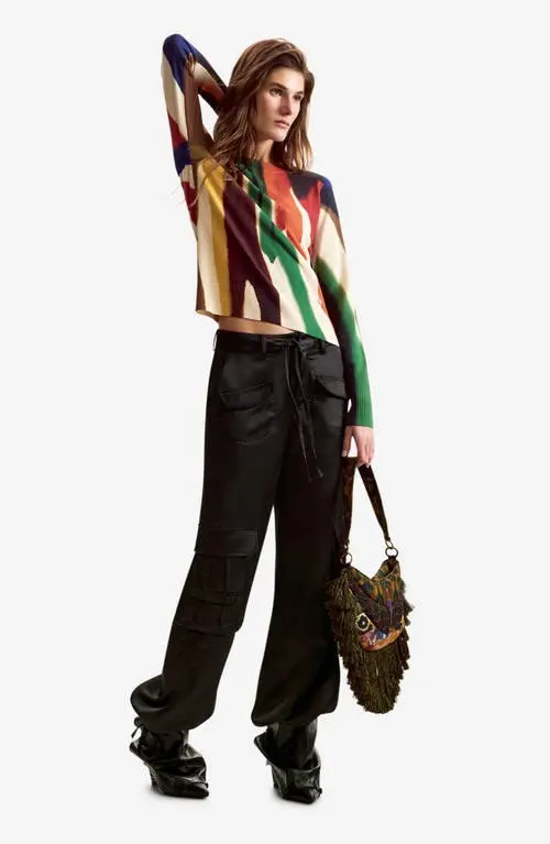 Desigual Abstract Print Sweater