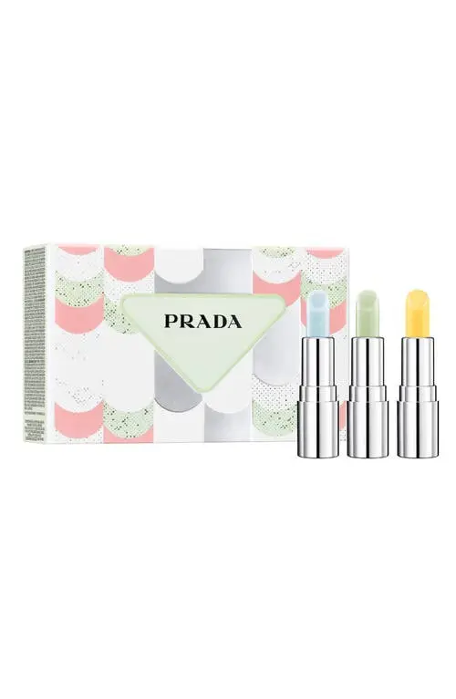 Prada Mini Moisturizing Lip Balm Trio - No Color