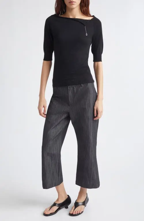 Paloma Wool Cain Crystal Tassel Cotton Sweater