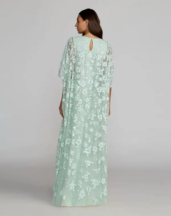 Mac Duggal Embellished Kaftan Gown