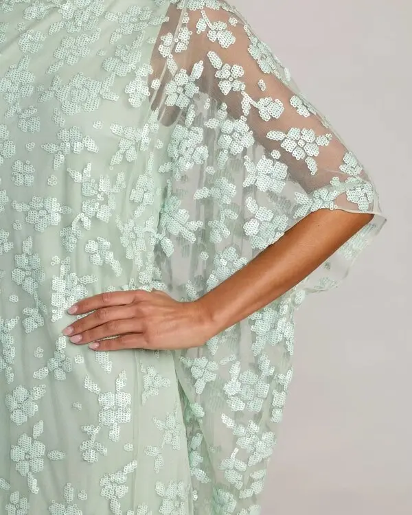 Mac Duggal Embellished Kaftan Gown