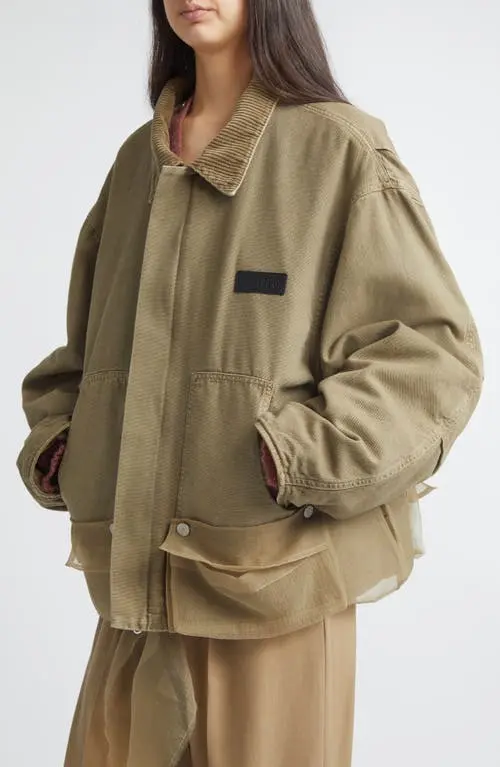 MAGLIANO Cantiere Cotton Canvas Jacket - Khaki