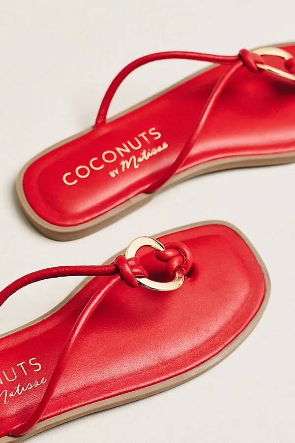 Matisse Mission Flip-flop Sandals - Red