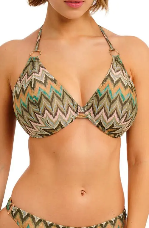 Freya Arizona Wave Underwire Halter Bikini Top - Vista