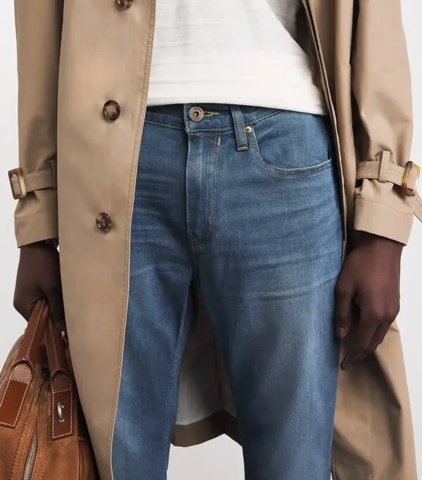 Paige Normandie Straight Leg Jeans - Blue