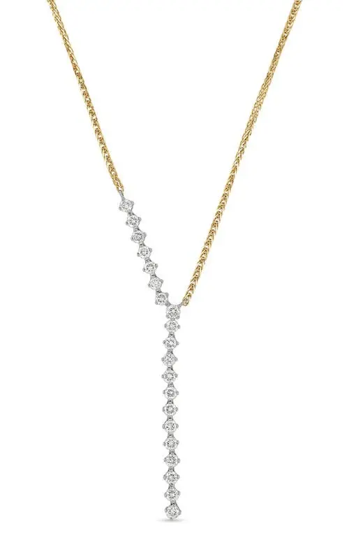 Bony Levy 18k Gold And Diamond Y-necklace - 18kw Yellow Gold