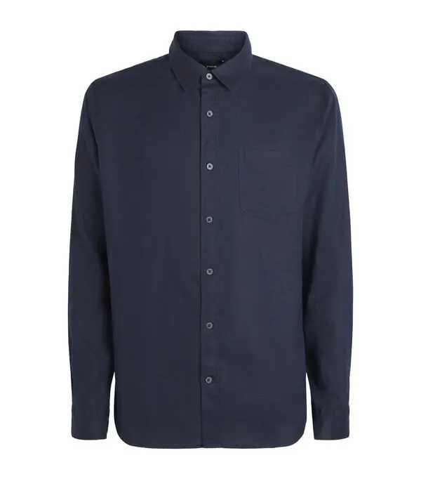 Vince Linen Patch Pocket Shirt
