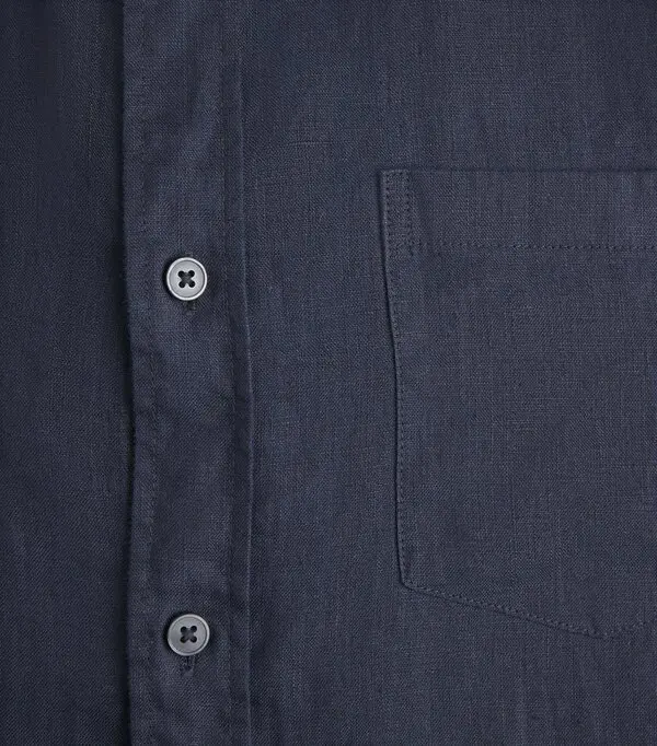 Vince Linen Patch Pocket Shirt