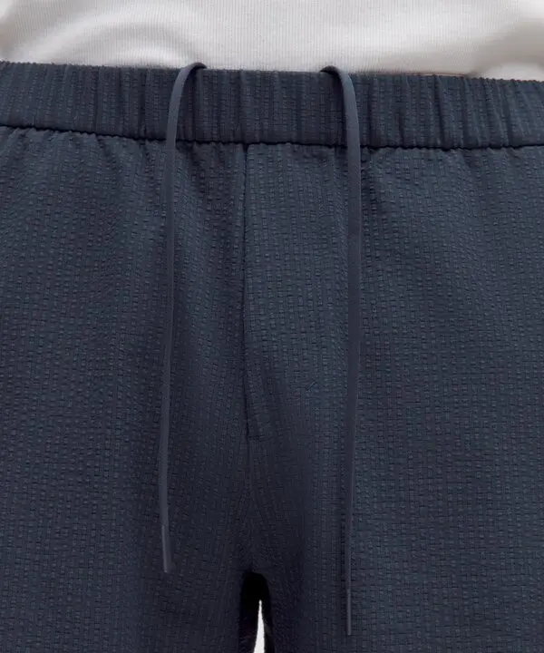 Lululemon Abc Textured Wovenair Pull-on Short 7 - True Navy
