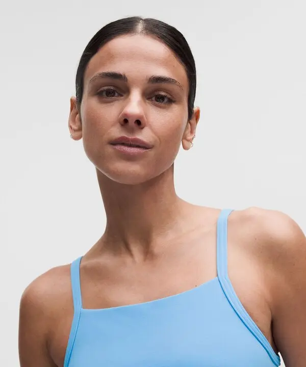 Lululemon Nulu Straight-neck Bra - Ocean Wave