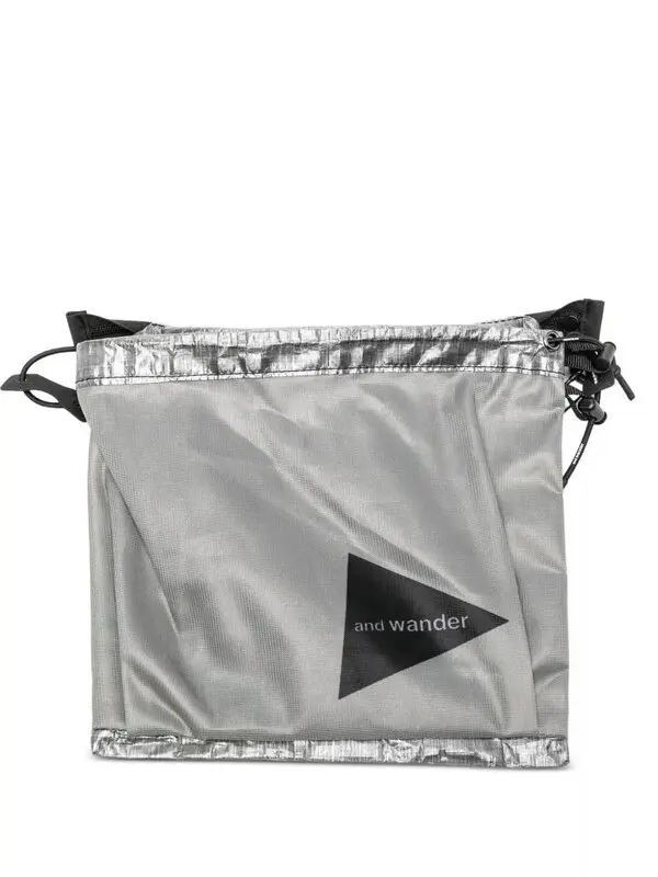 AND WANDER Logo-print Shoulder Bag