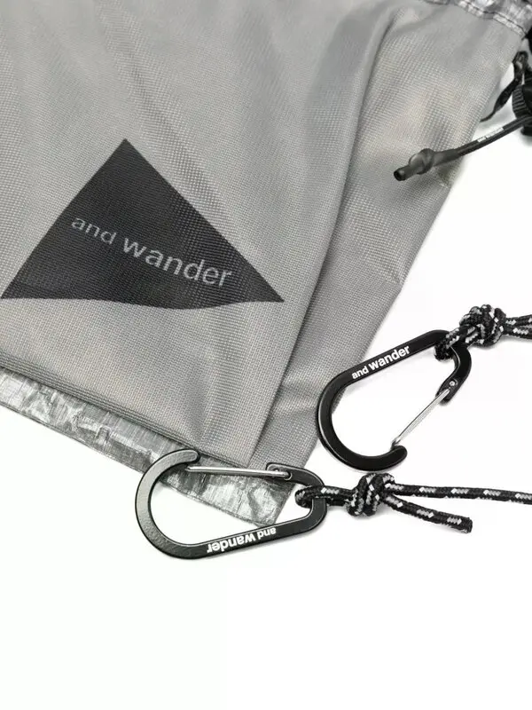AND WANDER Logo-print Shoulder Bag