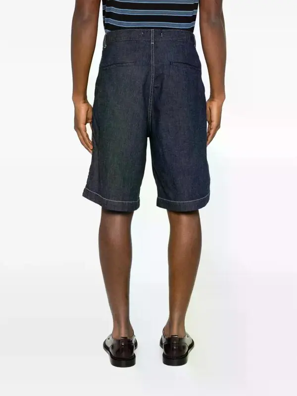 SAMSOE SAMSOE Samandla Pleated Contrast-stitch Shorts