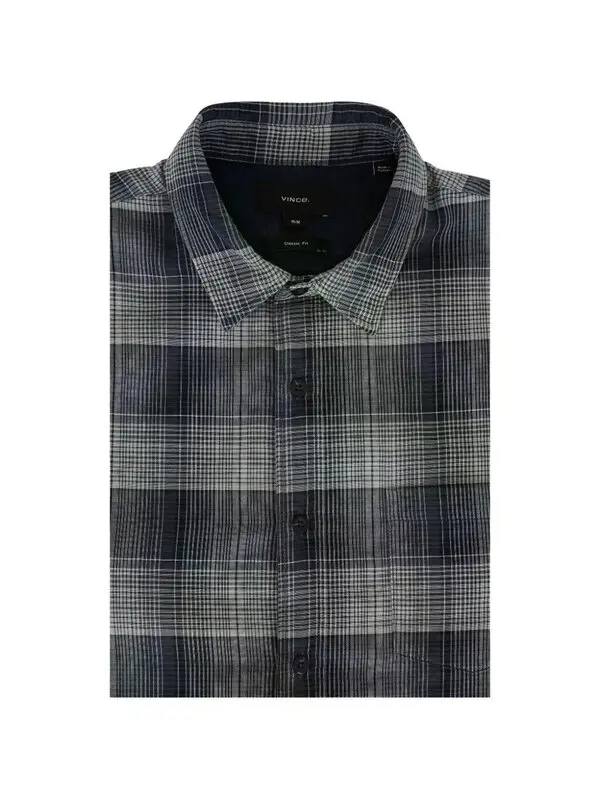 Vince Checked Long-sleeve Shirt