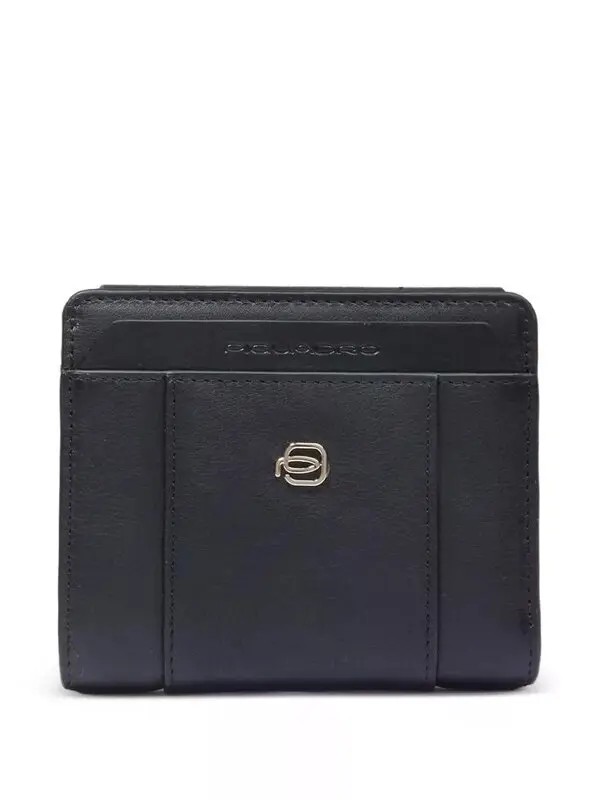 PIQUADRO Logo Bifold Wallet - Black