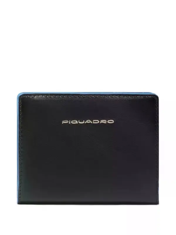 PIQUADRO Leather Wallet - Black