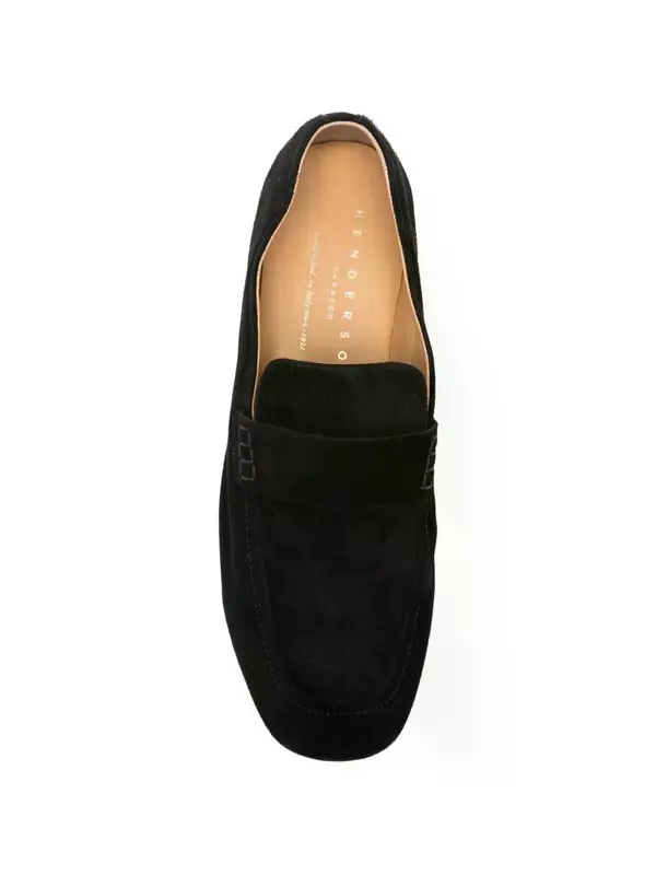 HENDERSON BARACCO Suede Penny Loafers