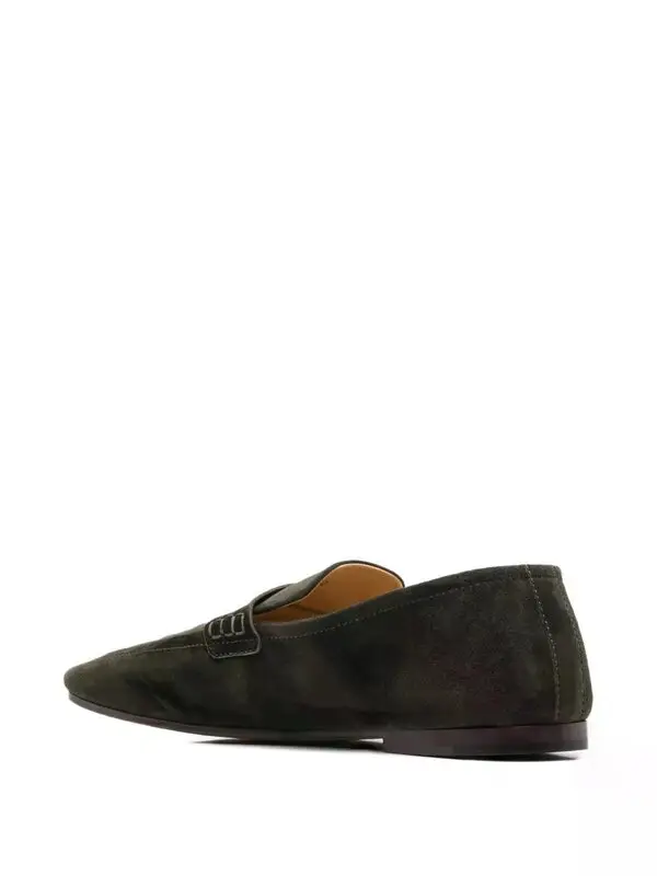 HENDERSON BARACCO Suede Penny Loafers