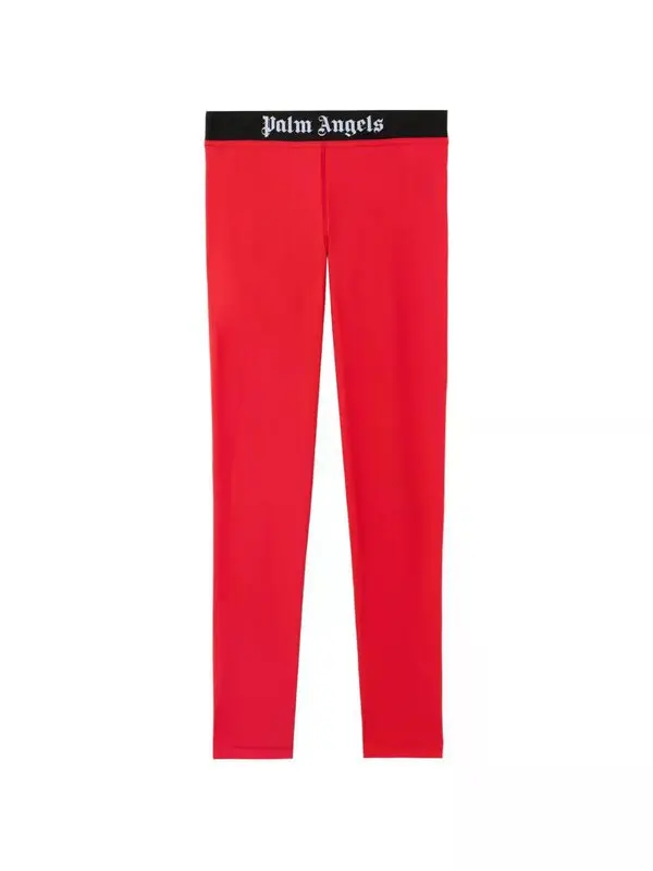 Palm Angels Logo Elasticated Leggings