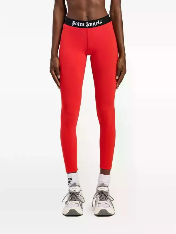 Palm Angels Logo Elasticated Leggings
