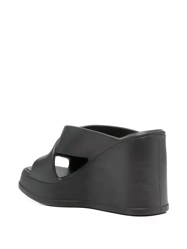 Melissa Crossover-strap Wedge Sandals