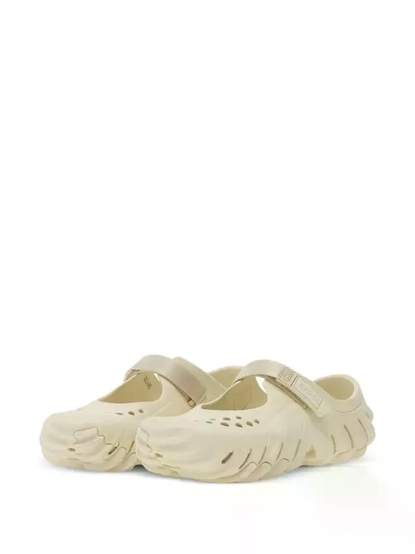 CROCS Echo Perforated Touch-strap Slip-ons - Neutrals