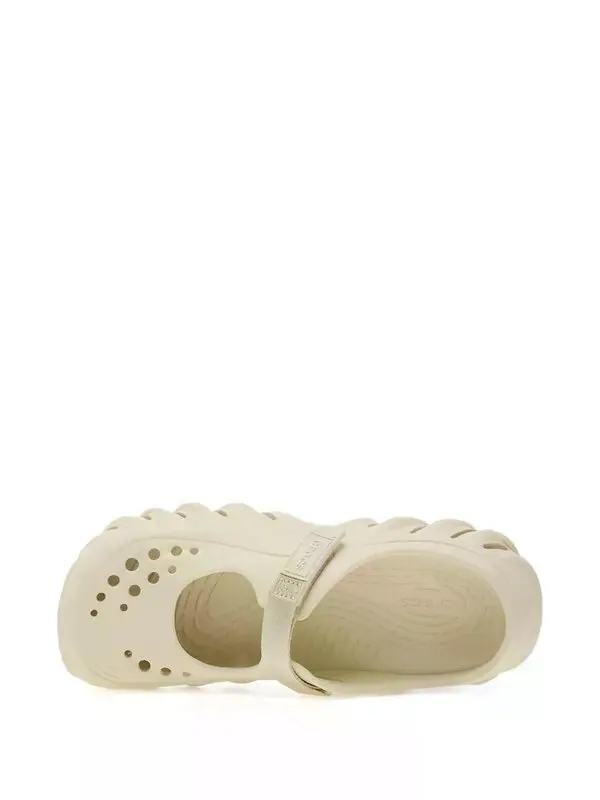 CROCS Echo Perforated Touch-strap Slip-ons - Neutrals