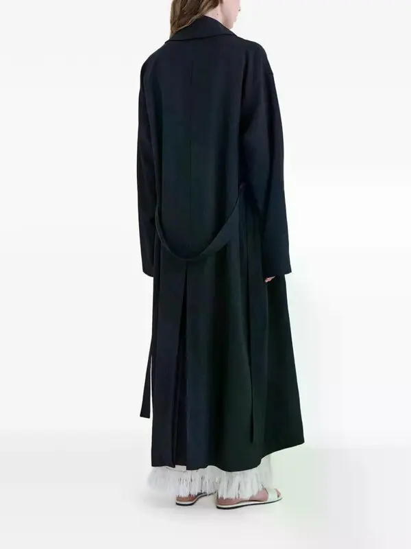 FFORME Leonie Double-breasted Trench Coat - Black