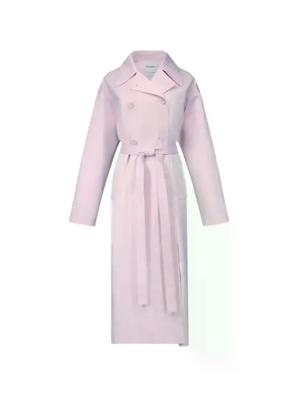 FFORME Leonie Double-breasted Trench Coat - Pink