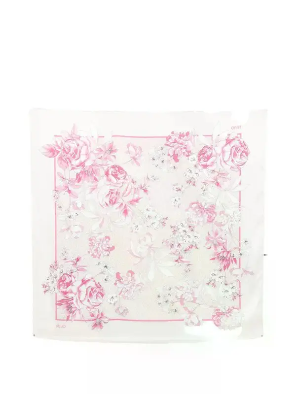 Liu Jo Floral-print Scarf - Pink