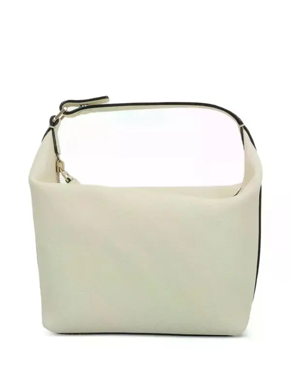 VALEXTRA Mini Mochi Leather Tote Bag - Neutrals