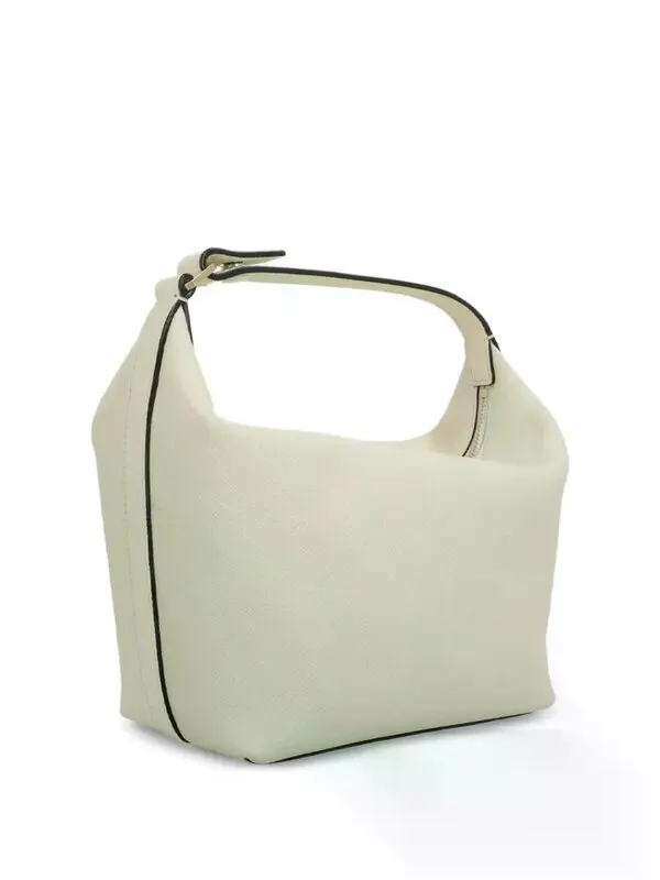 VALEXTRA Mini Mochi Leather Tote Bag - Neutrals