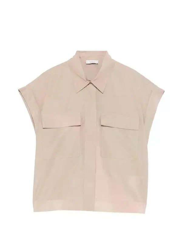 Peserico Cap-sleeve Shirt